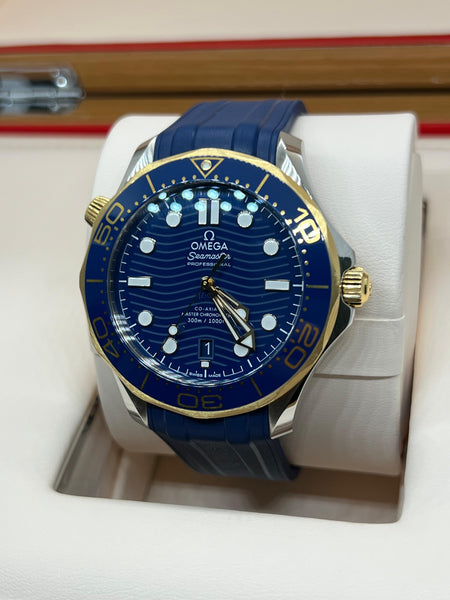 Omega Seamaster Two Tone 210.22.42.20.03.001 Complete Set Dated 2022 ...
